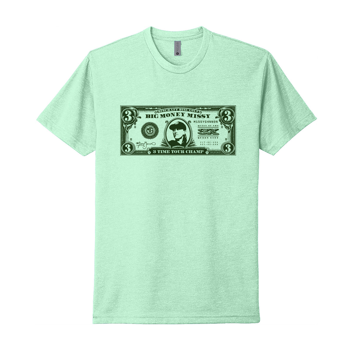 Missy Gannon "3-Time Big Money Missy" Tee Shirt – Team Discraft